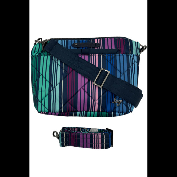 lug | Bags | Lug Rfid Medium Crossbody Multistrap Charm Flare 2 Stripe ...